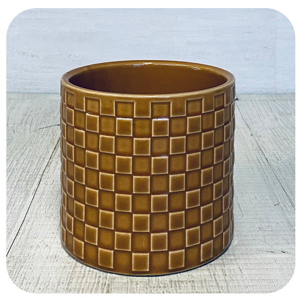 Ceramic Embossed Pot - Davenport Garden Centre